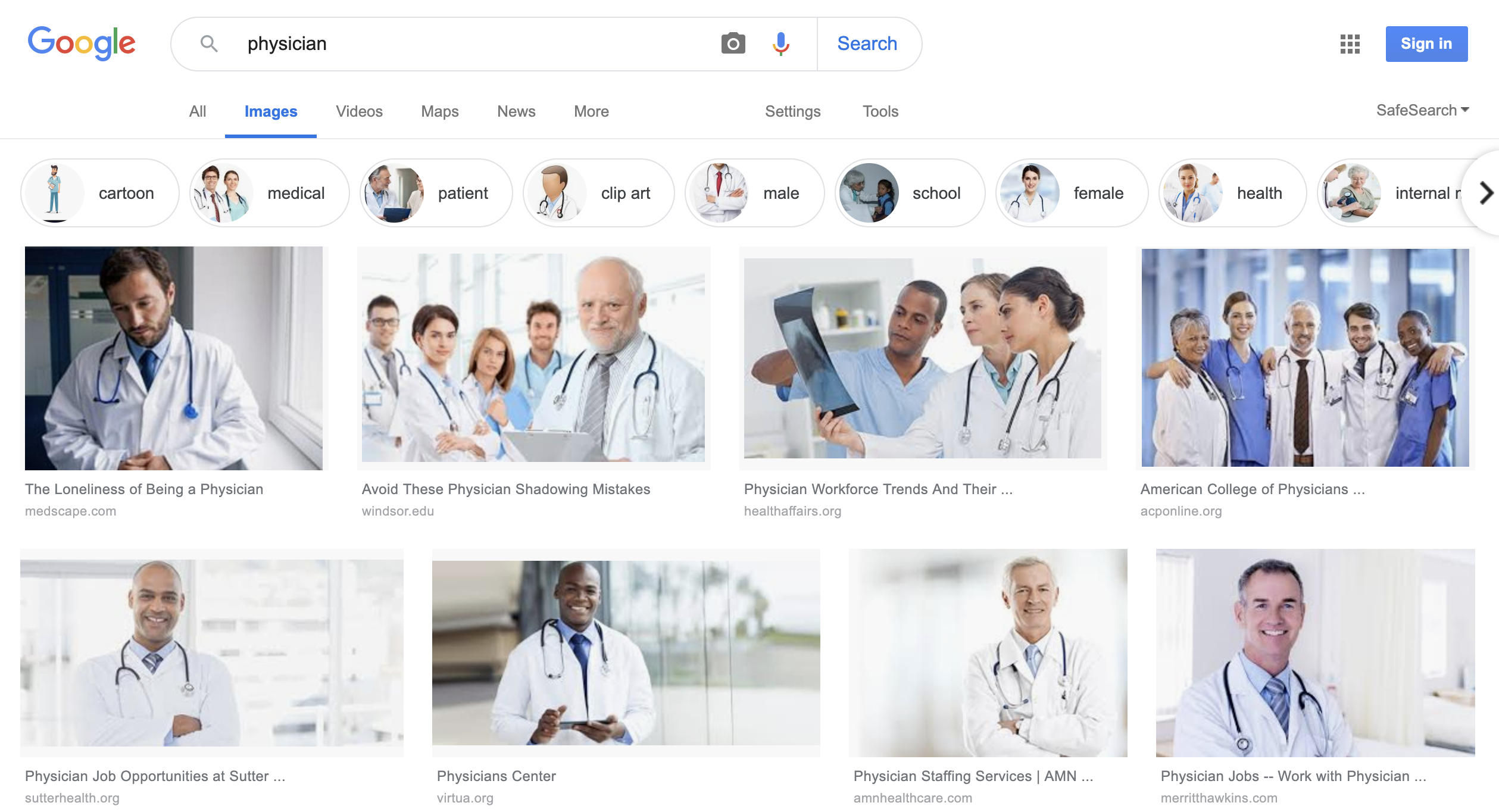 What does Dr. Google look like? – UNEXAMINED MEDICINE